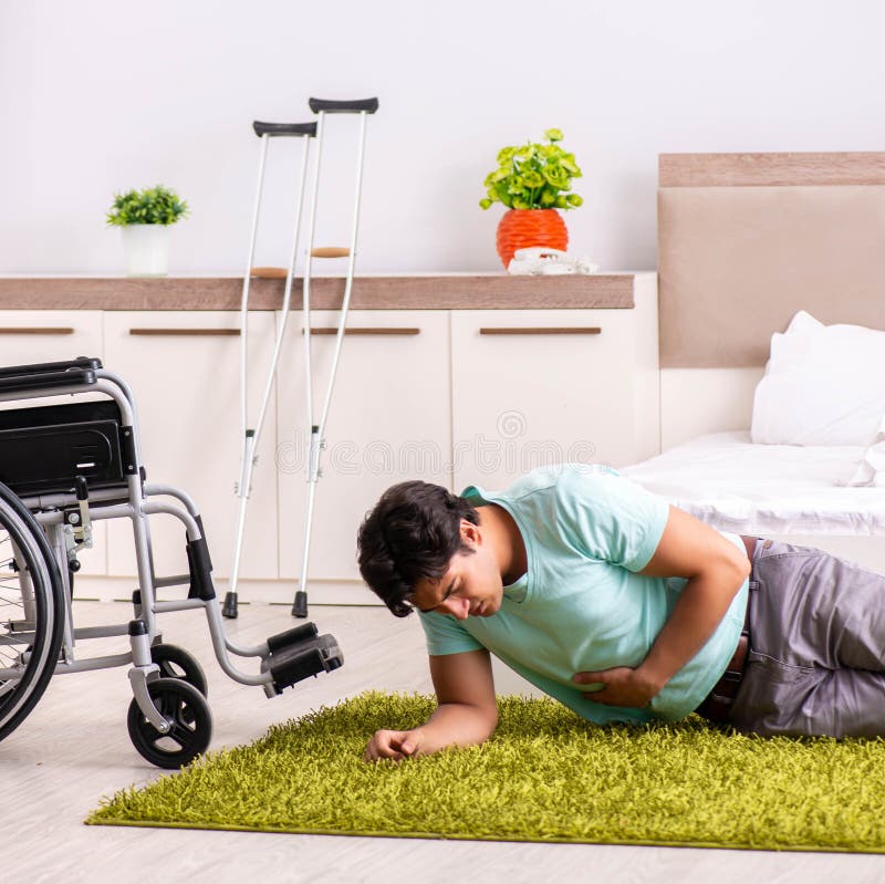 Young Man Recovering Healing at Home after Plastic Surgery Nose Stock ...