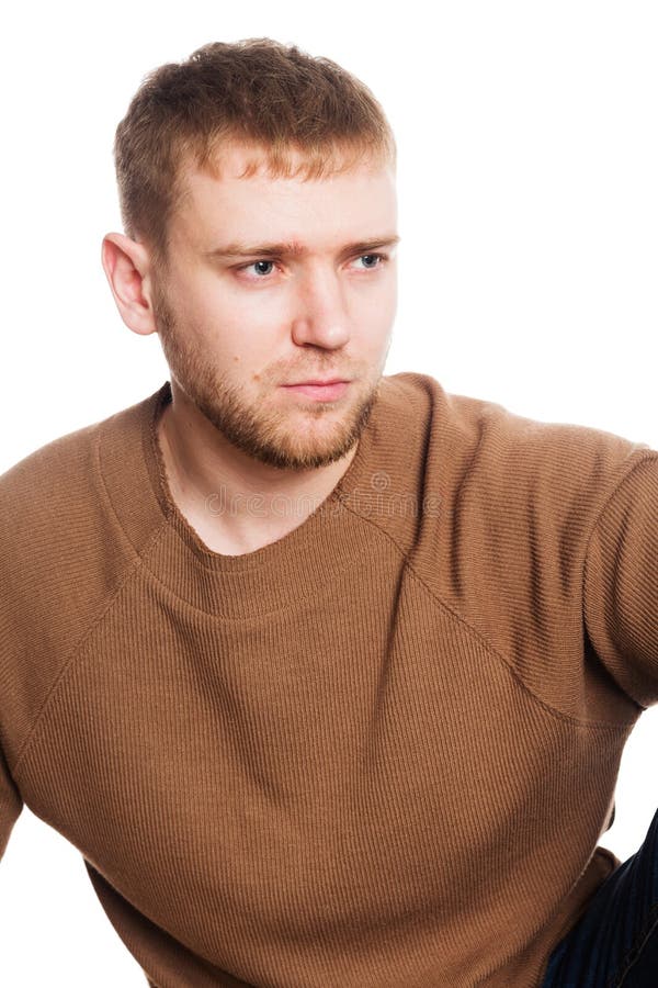 Handsome European Young Man in Fashion Youth Oversized Clothes with a ...