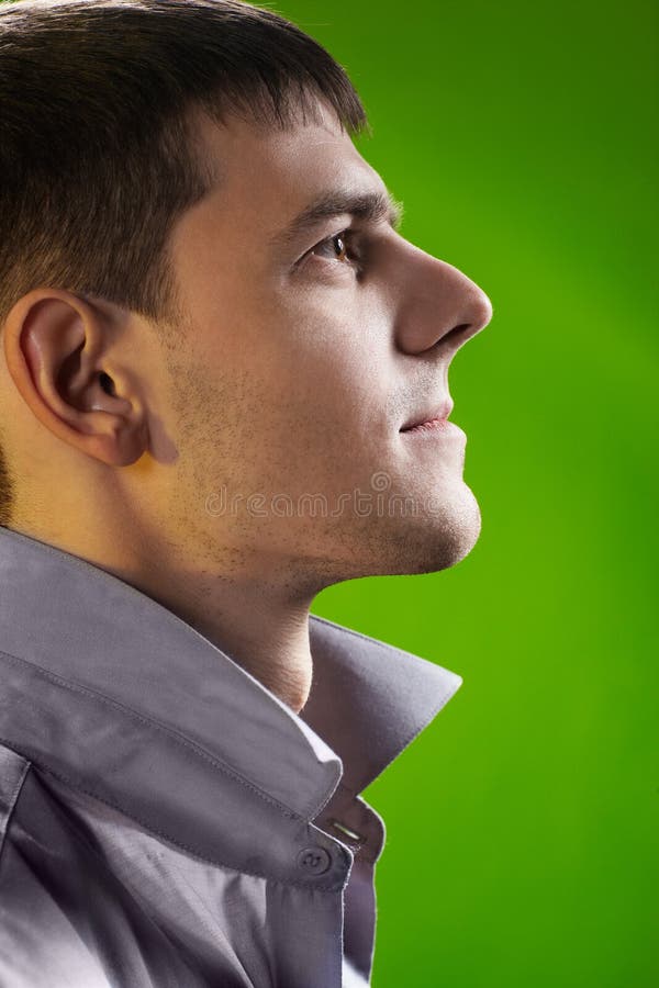 Young handsome guy stock photo. Image of white, headshot - 18619394