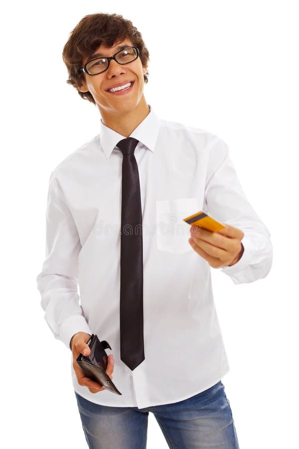 Credit card affection stock photo. Image of positive - 22438560