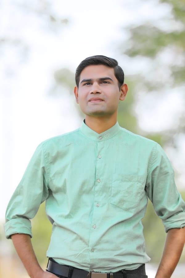 Young Handsome Indian Man Giving Expression Stock Image - Image of ...