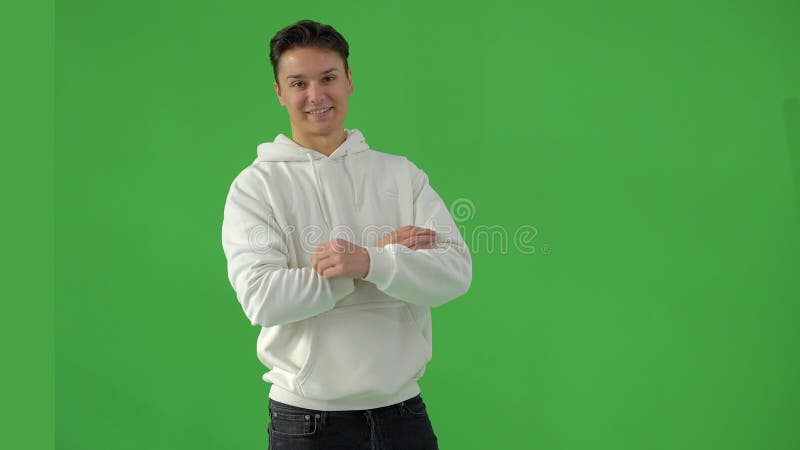 Young Handsome Male Model Posing for the Camera in a Studio ...