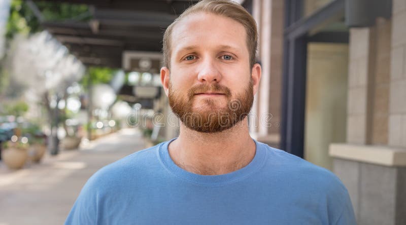 Young Handsome Man with Beard Stock Image - Image of cool, beard: 73293901