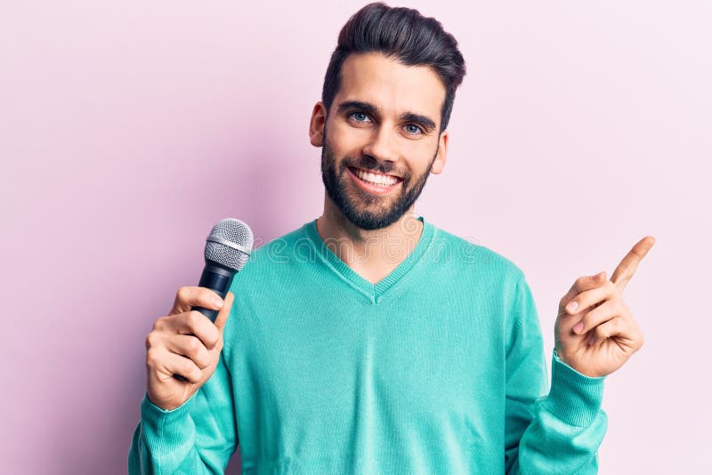 274 Singing Man Pointing Finger Stock Photos - Free & Royalty-Free ...