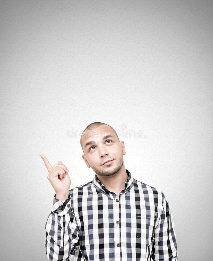 Young Handsome Man Got Solution for His Problem Stock Image - Image of ...