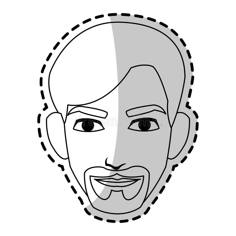 Young Handsome Man Icon Image Stock Illustration - Illustration of ...