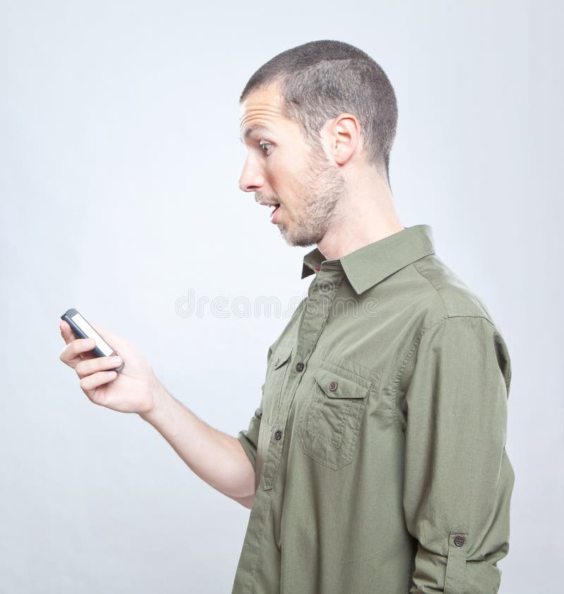 Young Man Writing about Business Stock Photo - Image of note, isolated ...