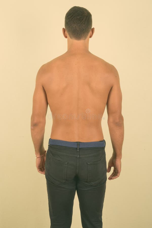 Man Back Shot Toned Muscle Stock Photos - Free & Royalty-Free Stock ...