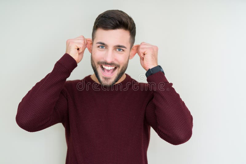 Expression Young Boy Pulling Ears Stock Photos - Free & Royalty-Free ...