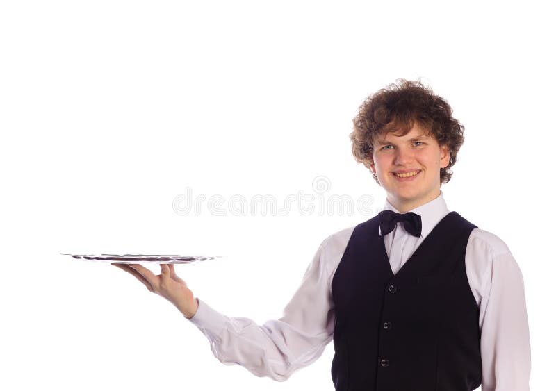 Tray on waiter hand stock photo. Image of human, waiter - 21151028
