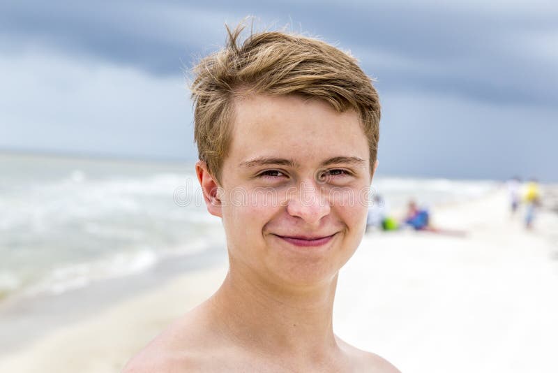Handsome guy on the beach stock image. Image of beautiful - 44685295
