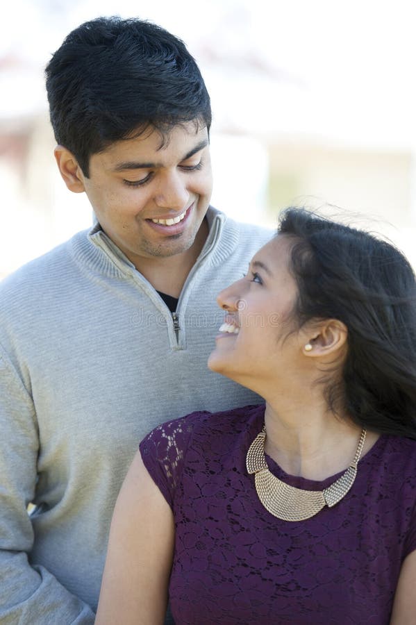Young Happy Indian Couple stock image. Image of married - 57155269
