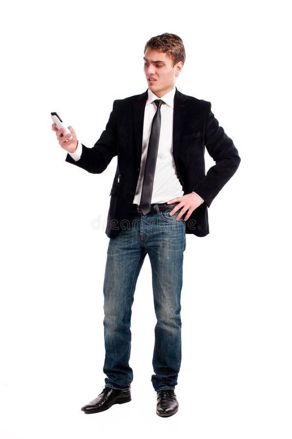 Young Happy Man Holding Mobile Phone Stock Photo - Image of happy ... Young Happy Man Holding Mobile Phone Stock Photo - Image of happy ...