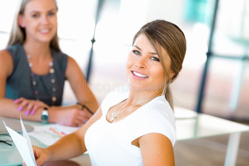 Young and Happy To Be a Part of Great Team Stock Image - Image of ...