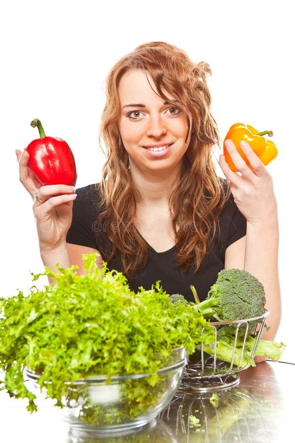 Young healthy life girl stock photo. Image of nutrition - 8311106