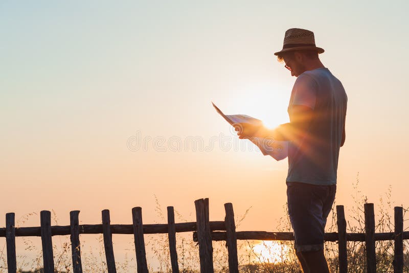 Man exploring nature stock photo. Image of personal, outside - 13526130