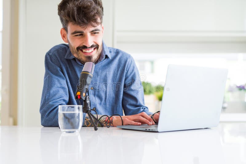 Interview with microphone stock image. Image of conference - 31449521