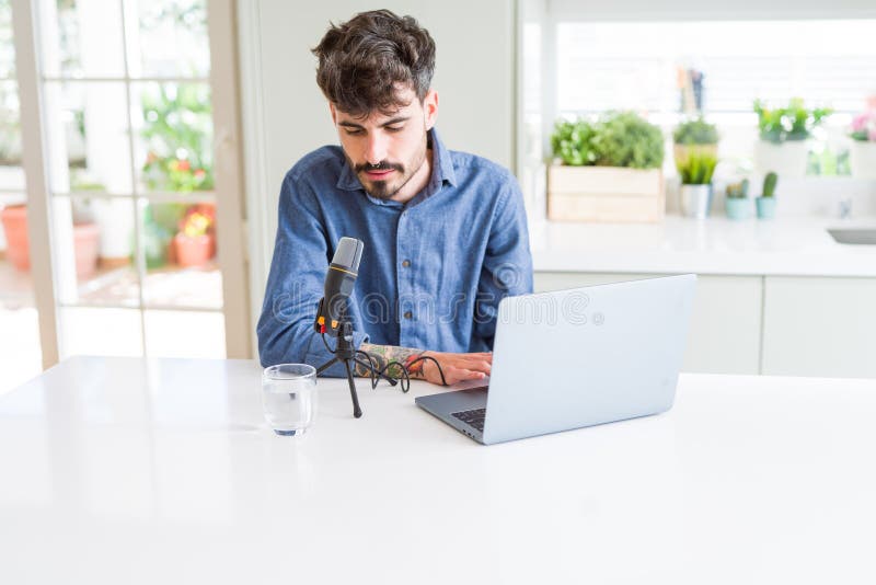 Interview with microphone stock image. Image of party - 72608225