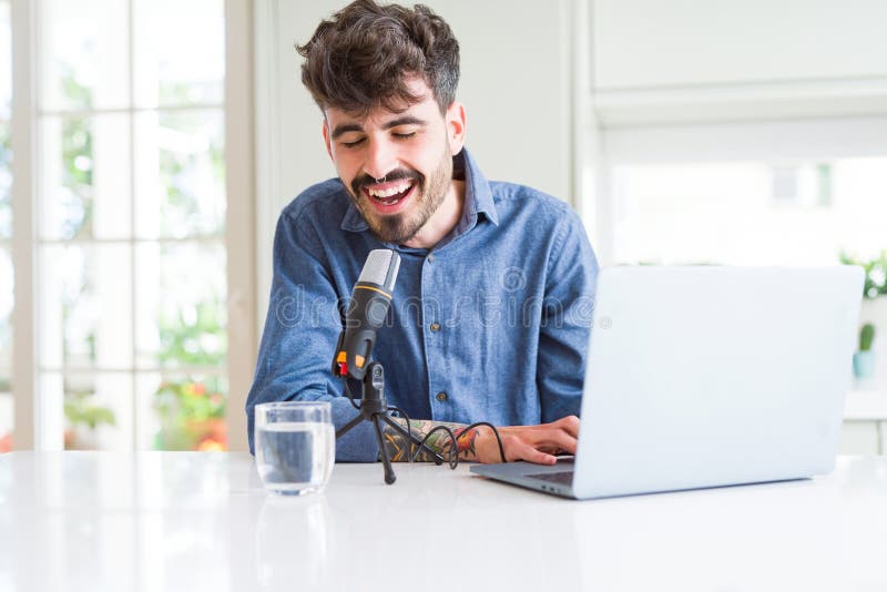 Interview with microphone stock image. Image of party - 72608225