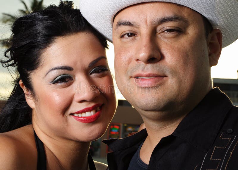 Young Hispanic Couple stock photo. Image of male, woman - 6430954