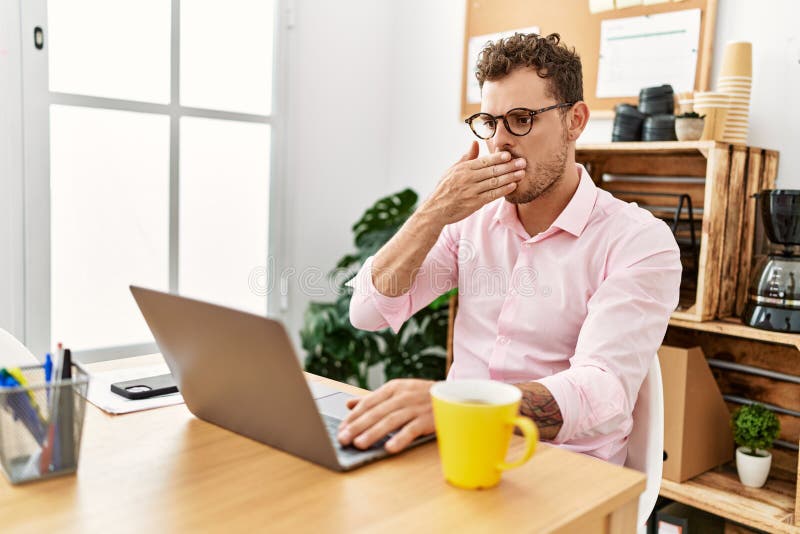 Young Hispanic Man Having Video Call Communicating with Deaf Sign ...