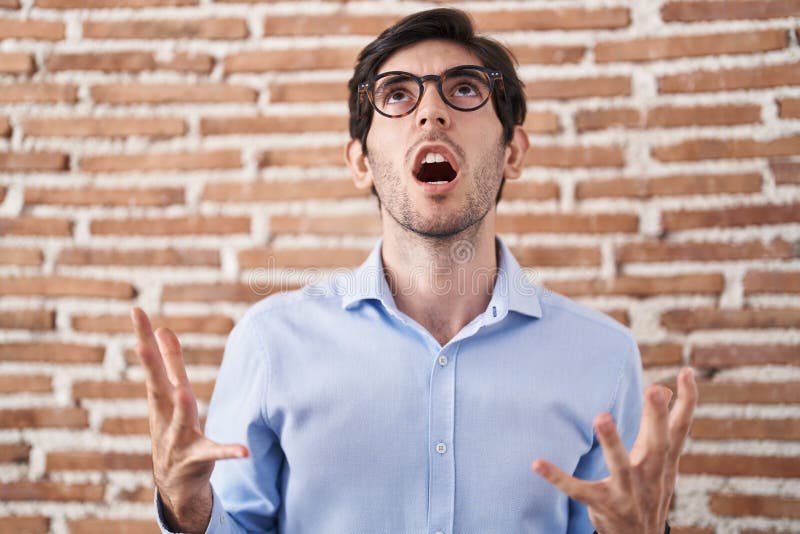 Man Yelling Brick Wall Stock Photos - Free & Royalty-Free Stock Photos ...