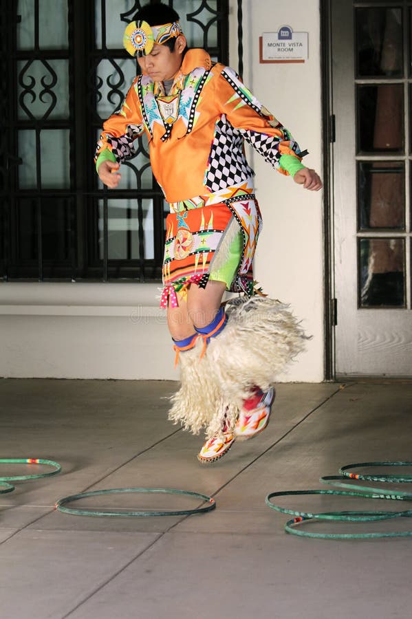 Young Hoop Dancer editorial stock image. Image of costume - 28943504