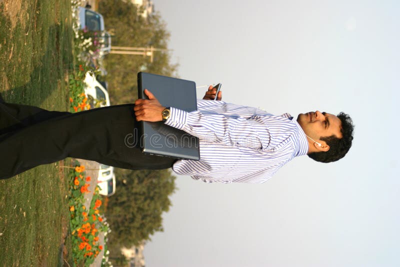 Young indian ceo stock image. Image of india, strolling - 4736069