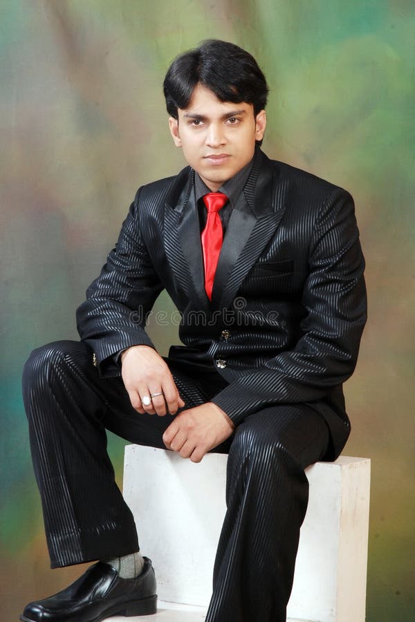 Young Indian Man Looking with Confidance Stock Photo - Image of looking ...