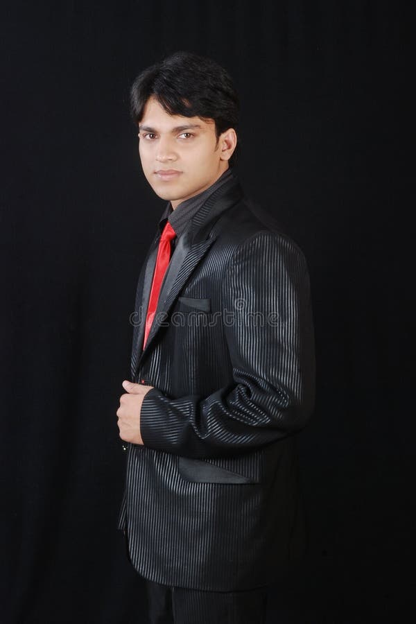 Young Indian Man Looking with Confidance Stock Photo - Image of ...