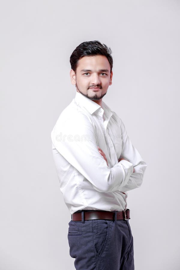 Indian Man in Ethnic Wear , Showing Gesture with Hand , Isolated Over ...