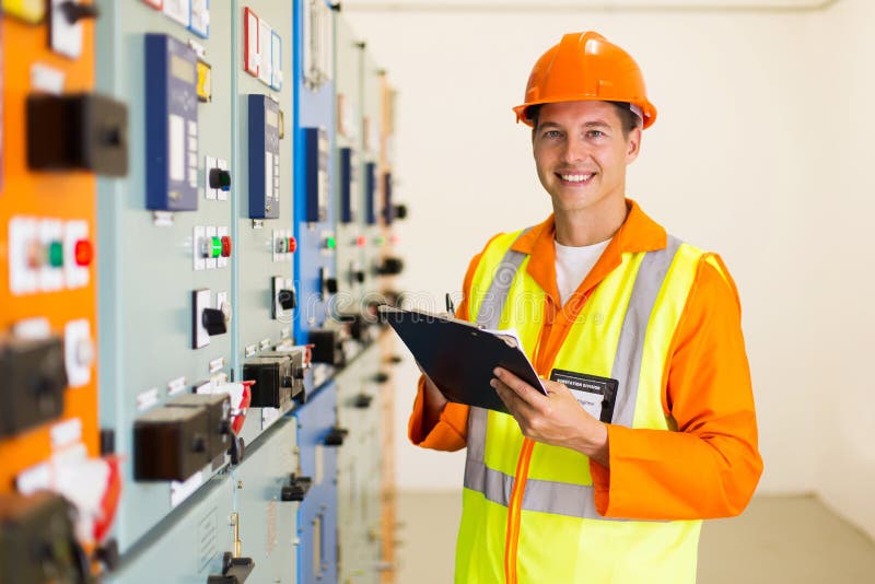 Industrial engineer stock photo. Image of caucasian, computerized ...