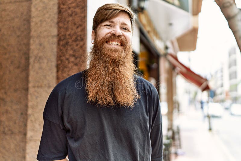 Young Irish Man Smiling Happy Standing at the City Stock Image - Image ...