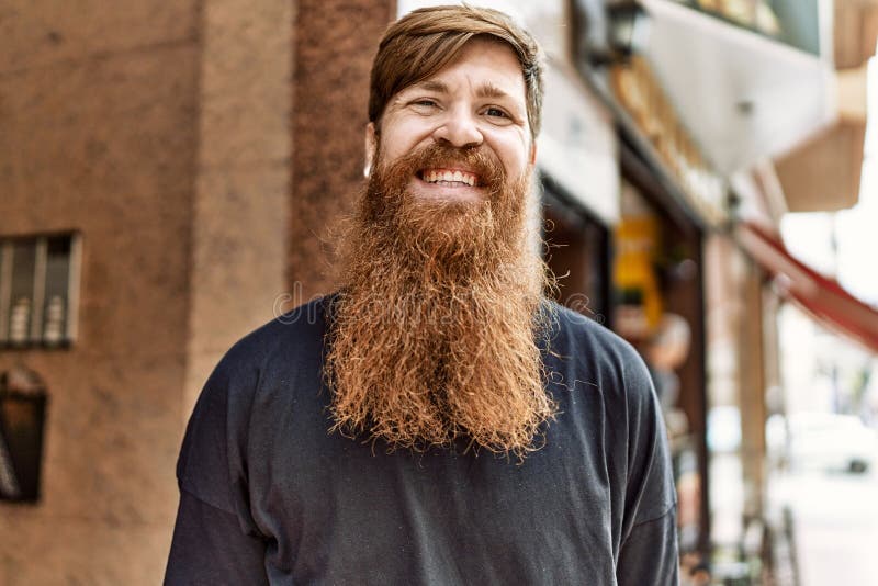 Young Irish Man Smiling Happy Standing at the City Stock Photo - Image ...