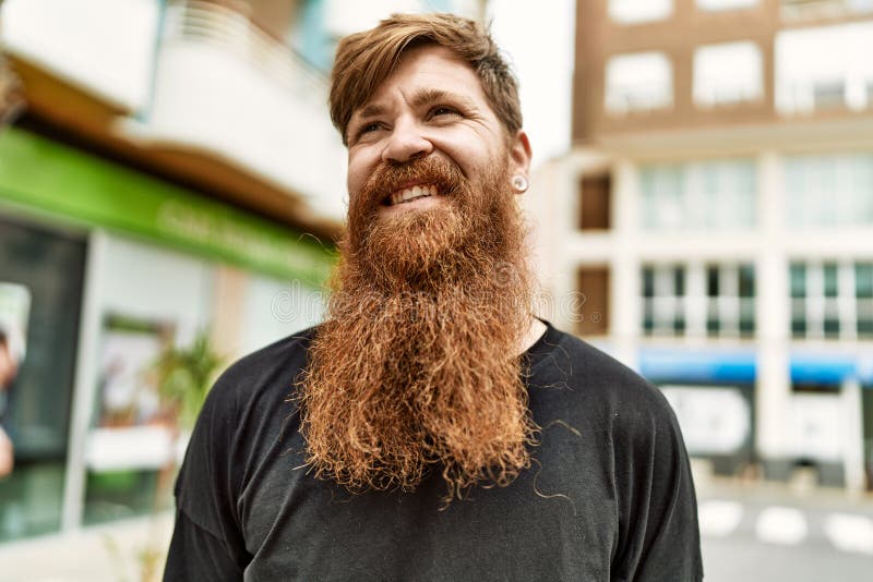 Young Irish Man Smiling Happy Standing at the City Stock Photo - Image ...