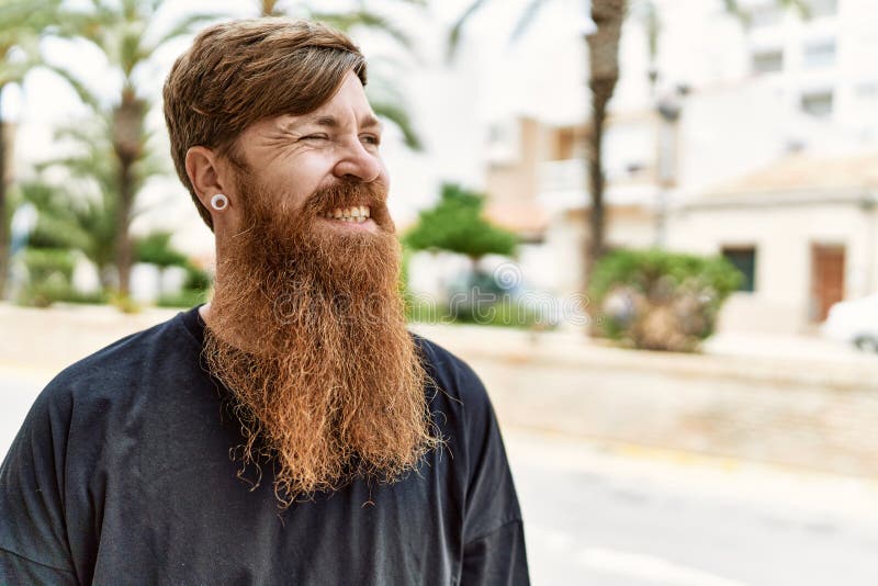 Young Irish Man Smiling Happy Standing at the City Stock Photo - Image ...