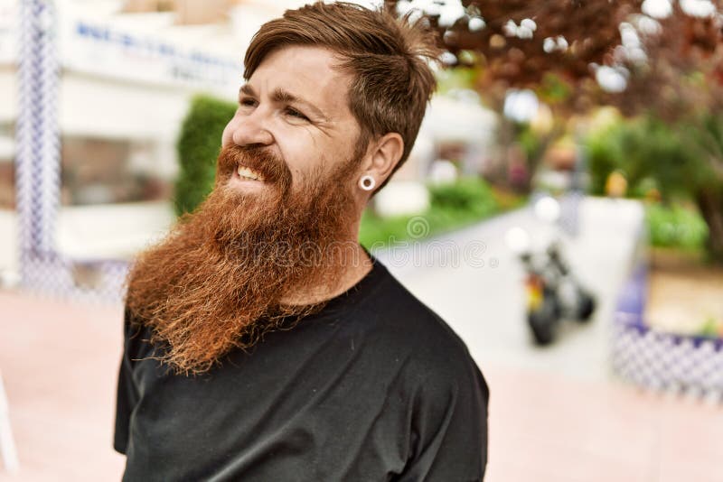 Young Irish Man Smiling Happy Standing at the City Stock Image - Image ...