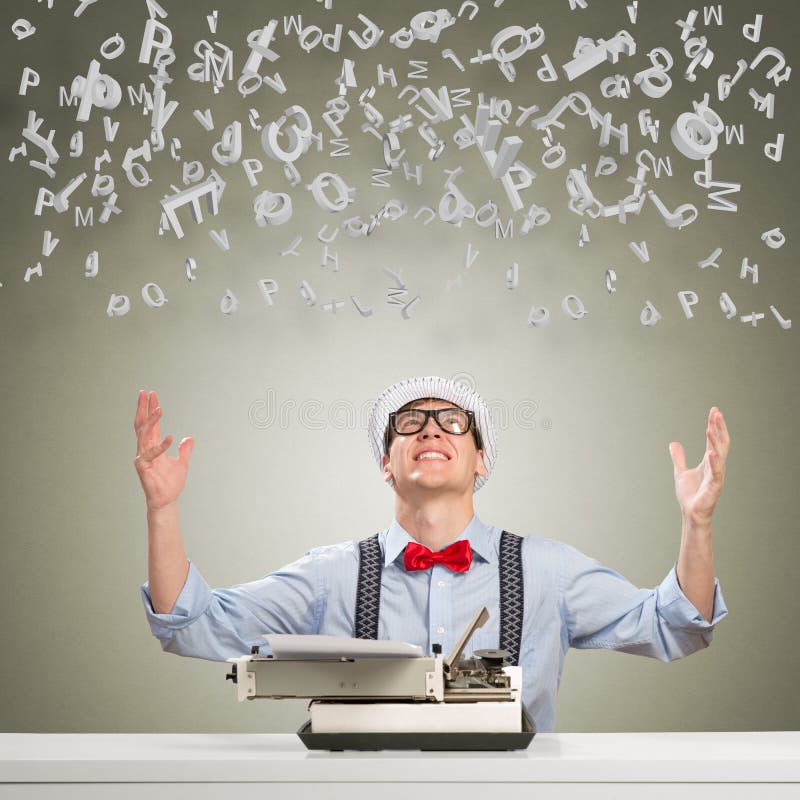 Young journalist stock image. Image of author, intelligence - 36391099