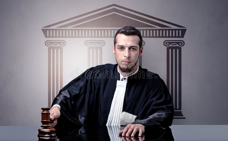 Young Judge Making Decision Stock Image - Image of judge, point: 144229157