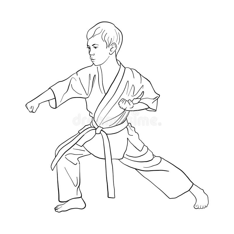 Karate Illustration Stock Illustrations – 15,177 Karate Illustration ...