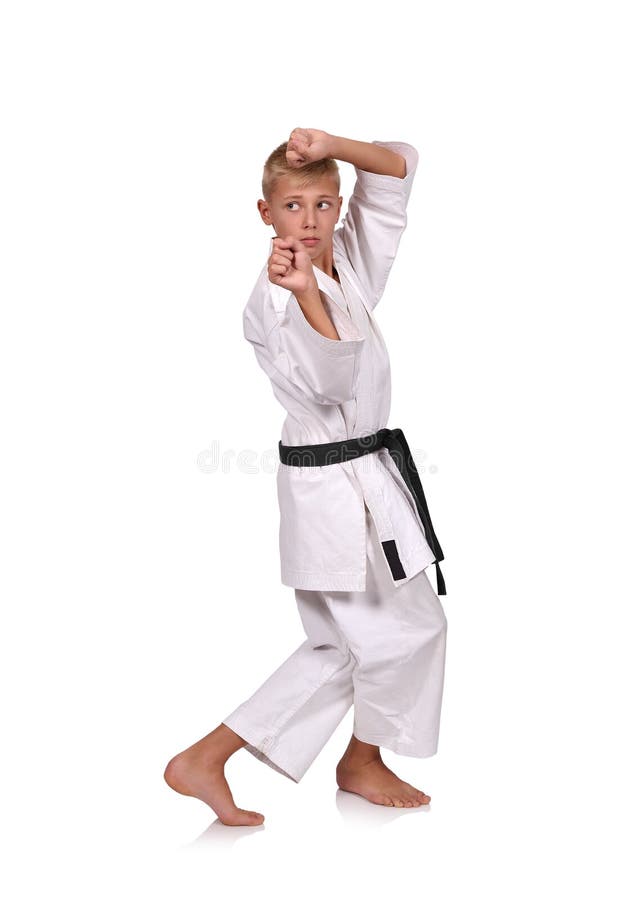 Young karate boy stock photo. Image of practice, active - 60293298