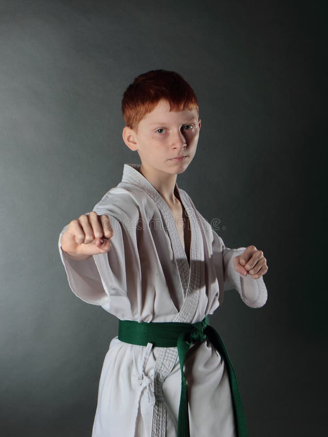 Young Karate Man. stock photo. Image of strike, martial - 30672216