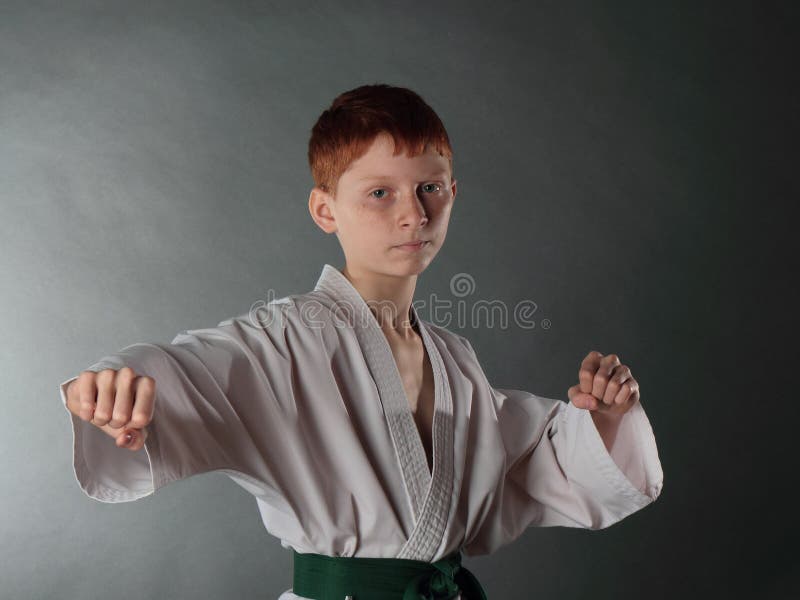 Young Karate Man. stock photo. Image of activity, karate - 30672338