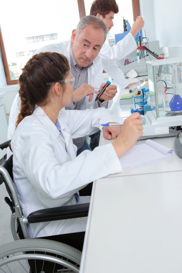 Young Lab Technician Working in Research Laboratory Stock Photo - Image ...