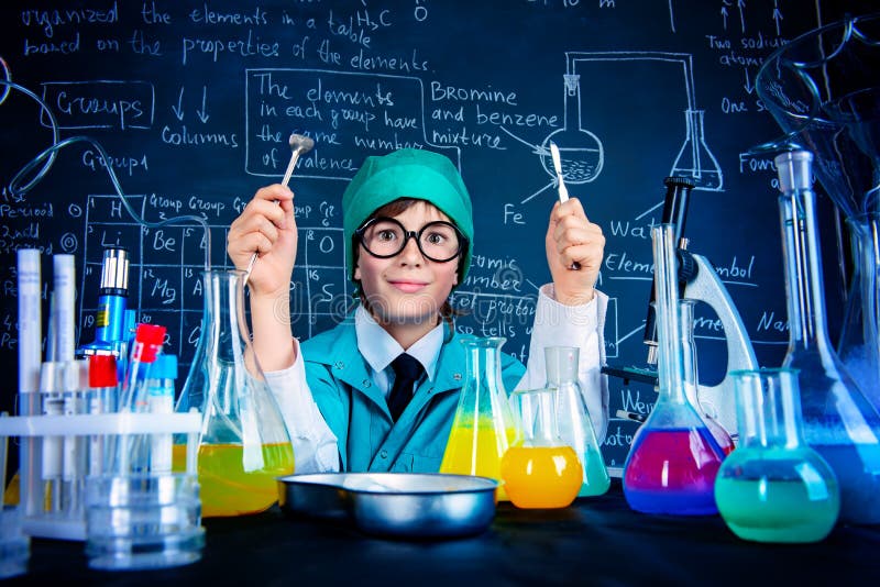 Young laboratory assistant stock photo. Image of college - 171994542