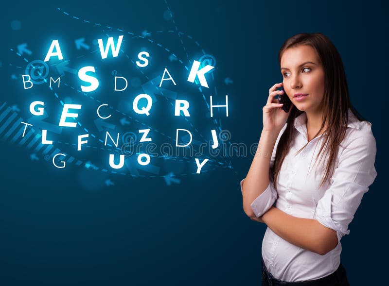 Girl Beautiful Making Phone Call Stock Illustrations – 94 Girl ...