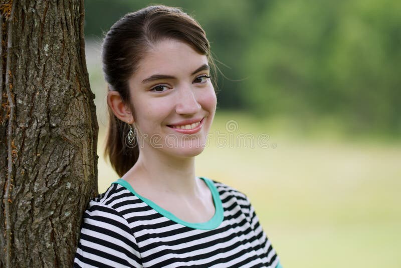 Young Lady Outside Portrait Stock Image - Image of portrait, lady: 94105105