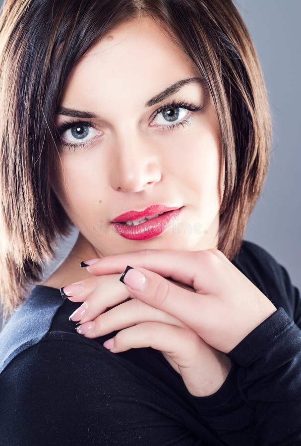 Young Lady with Perfect Look Stock Photo - Image of female, charming ...