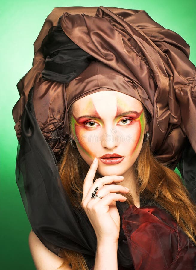 Young lady portrait stock image. Image of mask, lady - 37685607