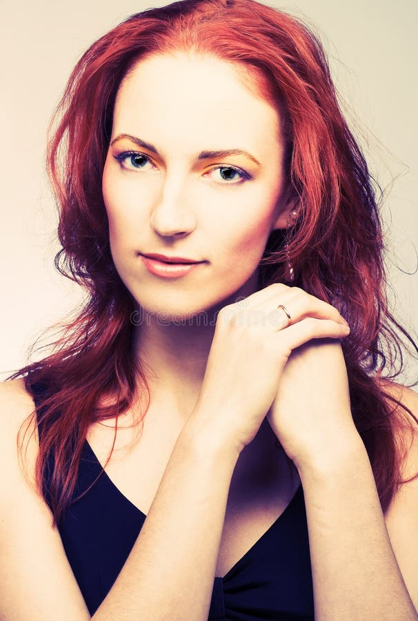 Young lady stock photo. Image of model, hair, bright - 40177178